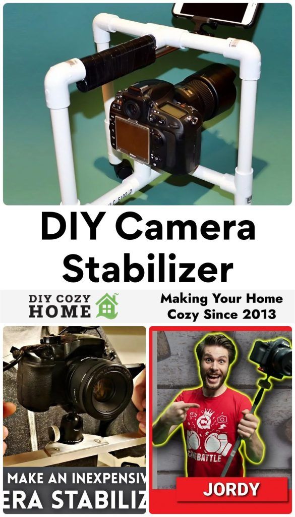 DIY Camera Stabilizer: 3 Ways with Video Tutorials - DIY Cozy Home